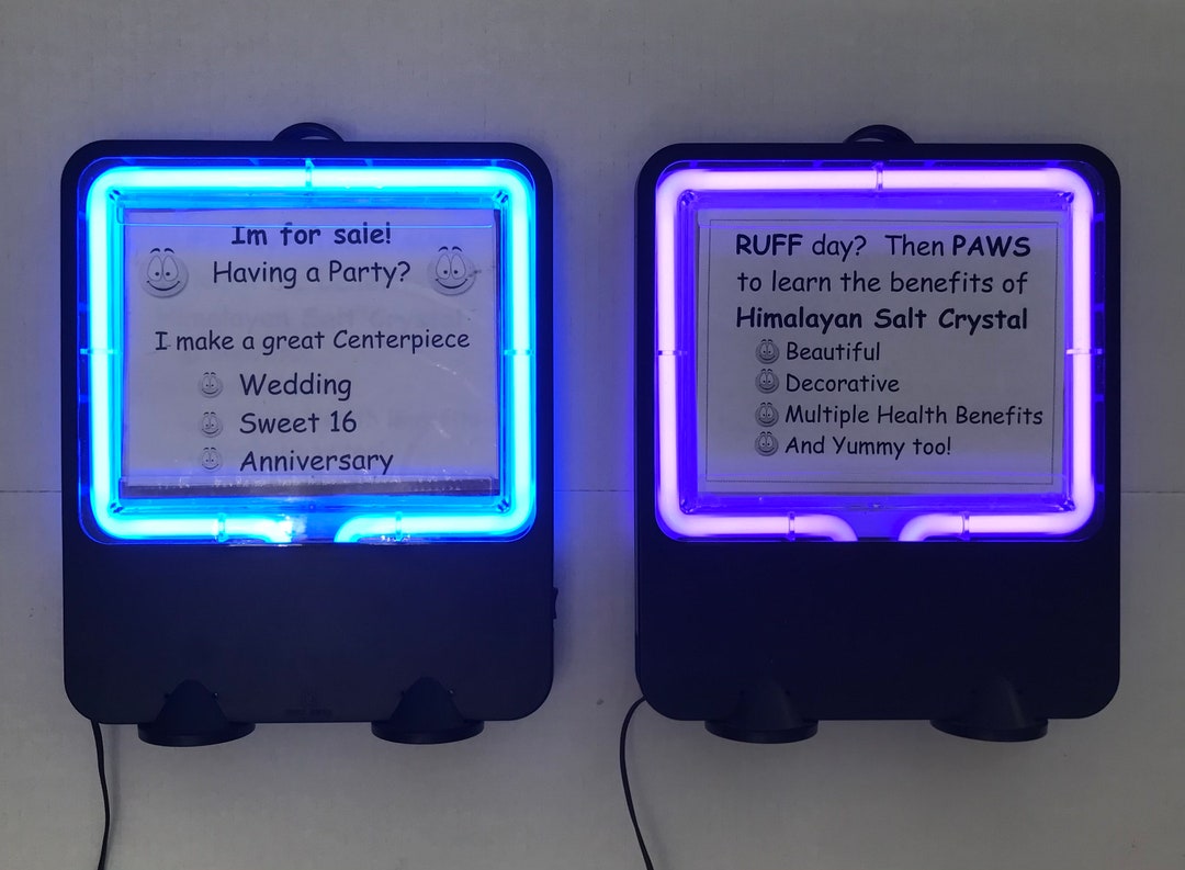 Flashing Neon Display Frame - Flashing Sign - Etsy