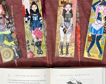 Buns and Nubs Printed Art Bookmarks (set of 4) – Whimsical Collectible ...