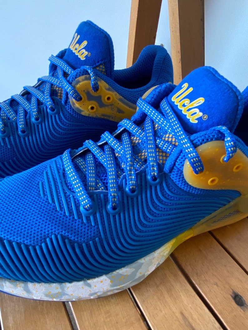 Under Armour UCLA HOVR Tribase Blue & Yellow Training Sneakers, Rare ...