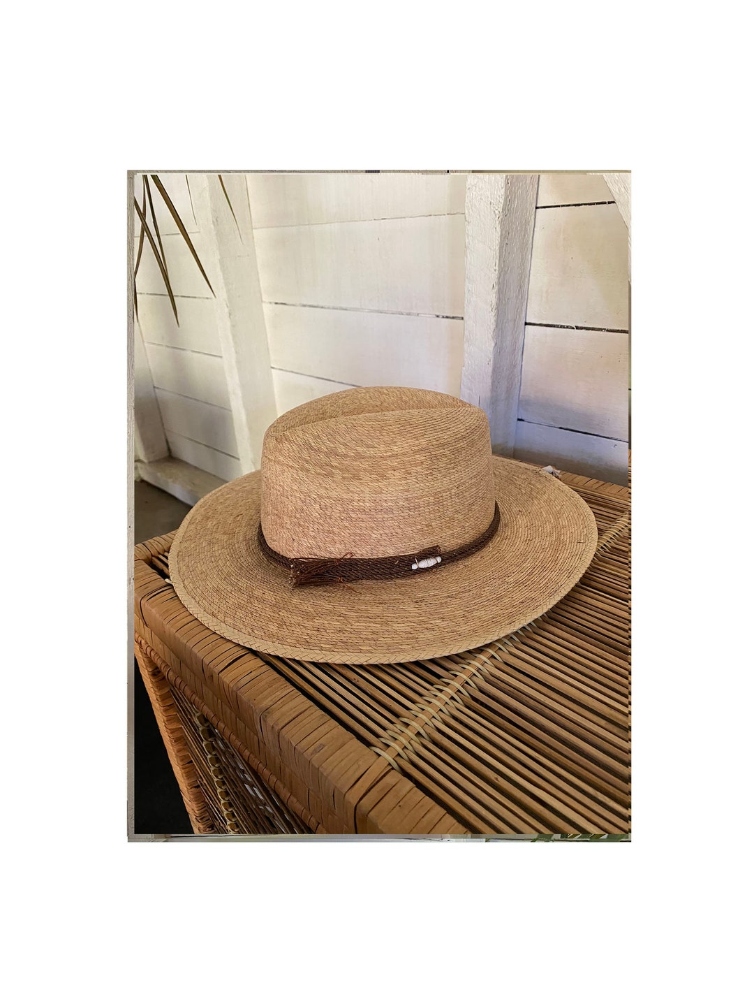 Vintage Handmade Legitimo Sahuayo Palm Straw Hat, Vintage Straw Hat ...