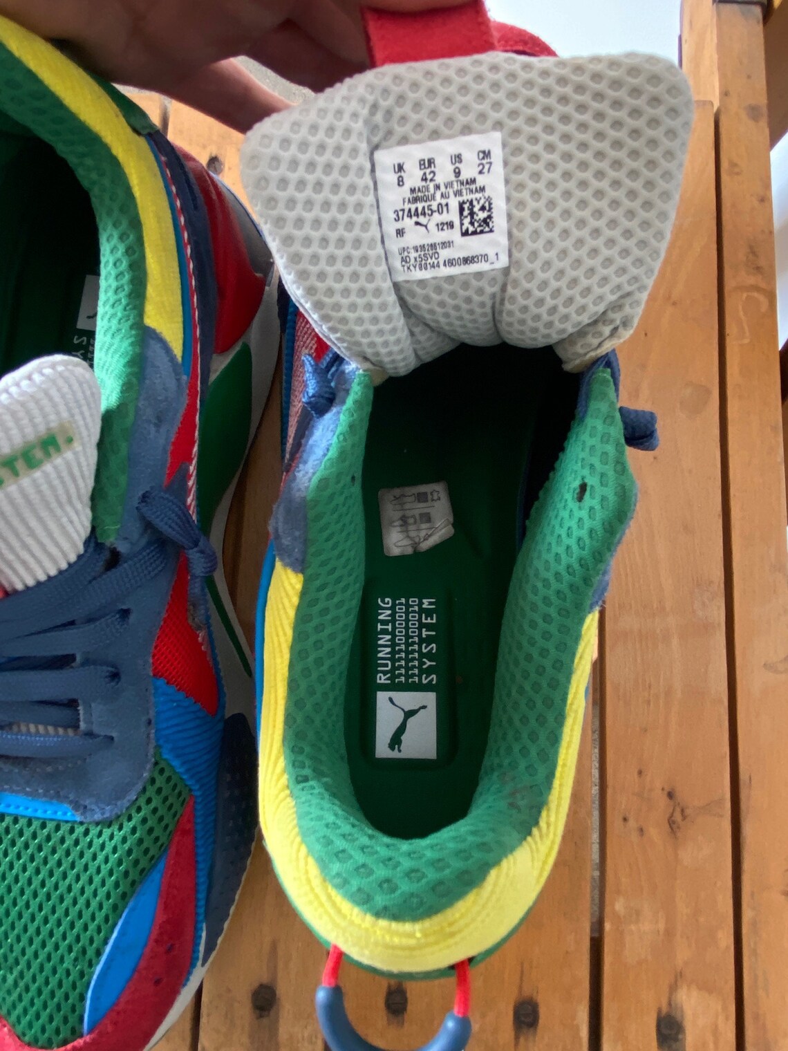 Puma RS-X Running System Multicolor Mesh Rare Combo Sneakers, Vintage ...