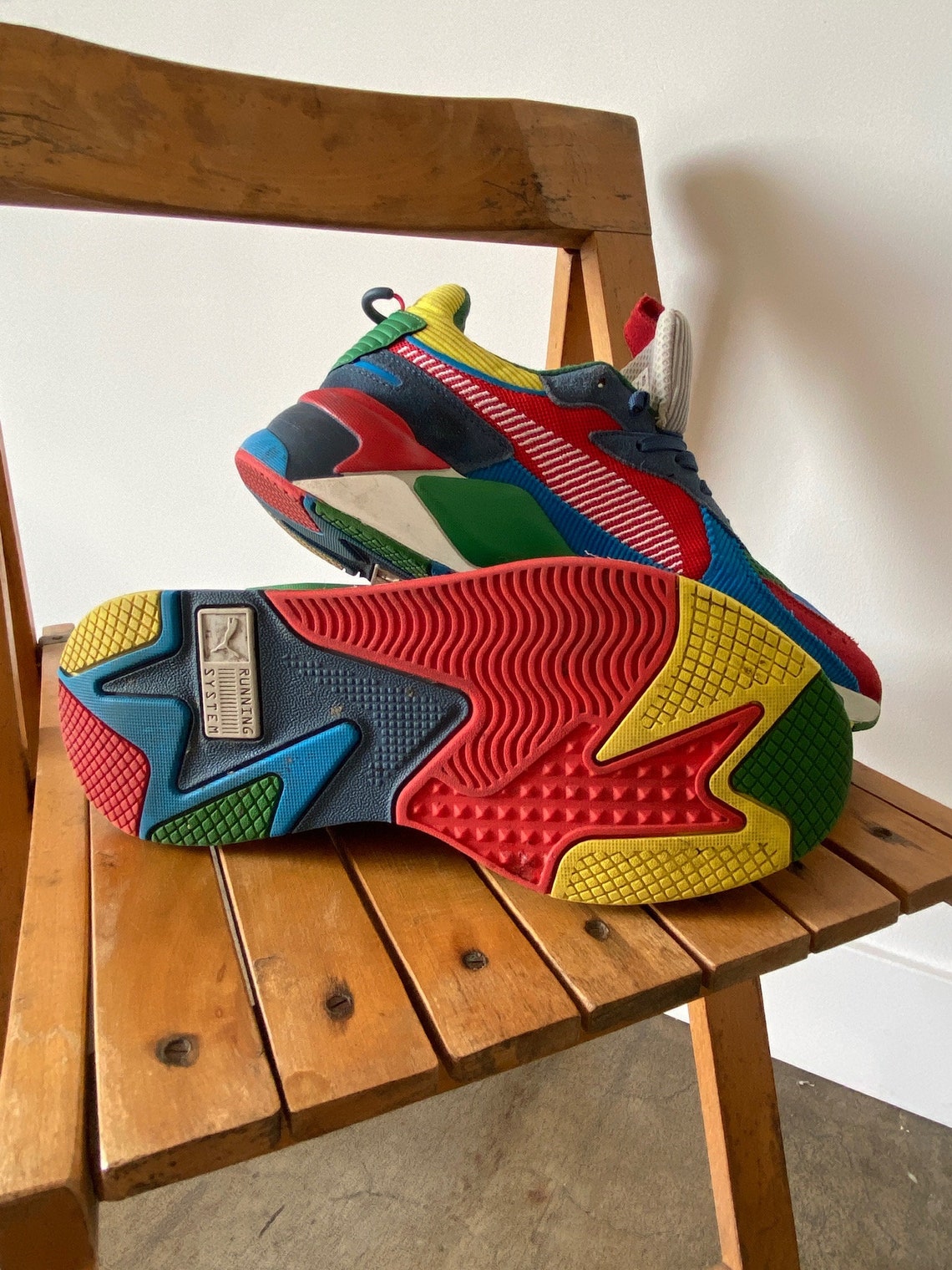 Puma RS-X Running System Multicolor Mesh Rare Combo Sneakers, Vintage ...