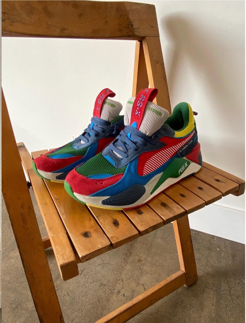 Puma RS-X Running System Multicolor Mesh Rare Combo Sneakers, Vintage ...