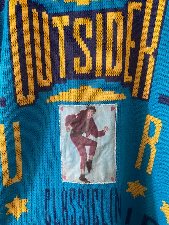 Vintage 1980's One Step Up Blue & Yellow Color Block … - Gem