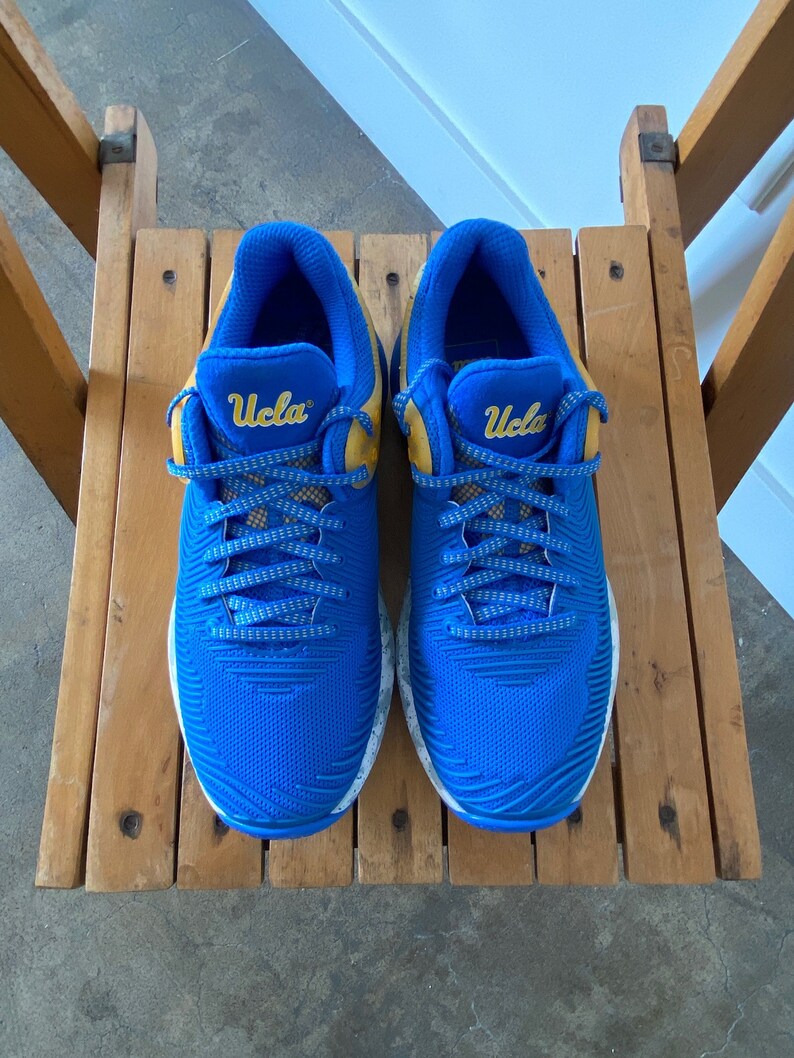 Under Armour UCLA HOVR Tribase Blue & Yellow Training Sneakers, Rare ...