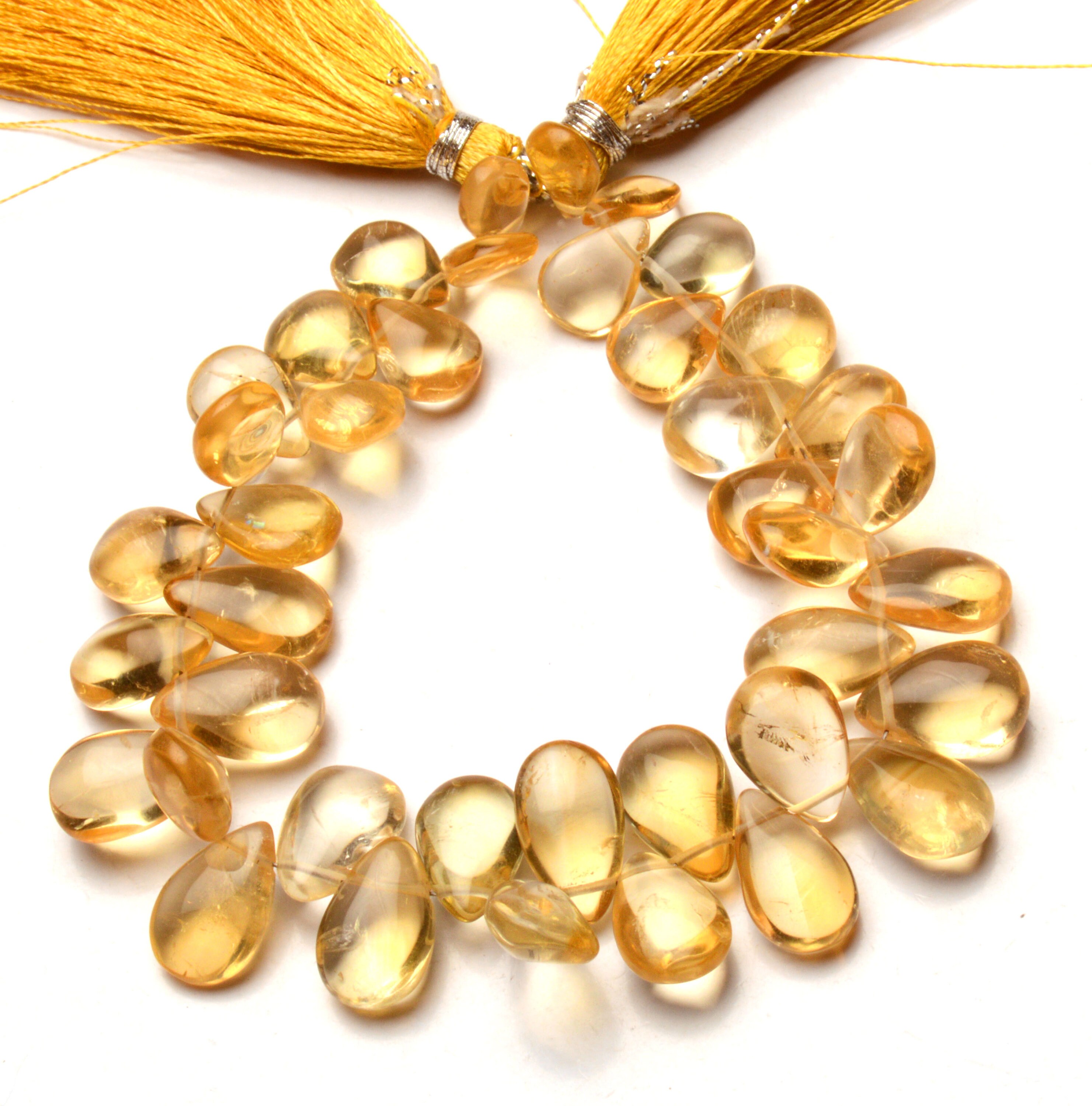 Buy Natural Citrine Brazil Gemstone 9x6 to 14x8 Mm Size Smooth Pear ...