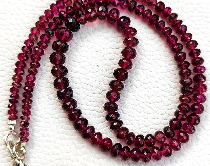 Rubelita turmalina roja diamante en día de la madre 18 k oro rosa ...