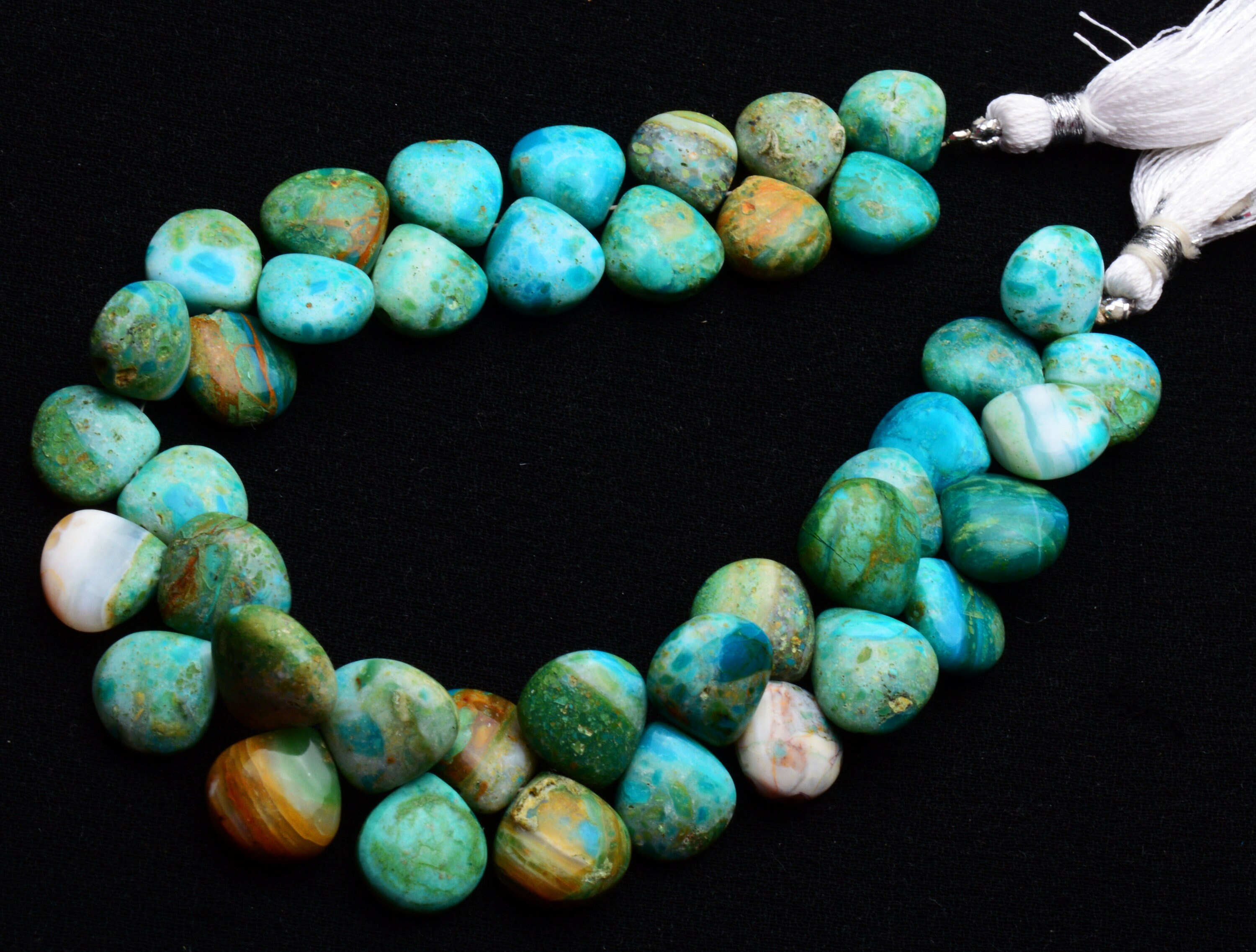 Natural Opalina Gemstone From Andes Peru, 10 Mm Size Smooth Heart Shape ...