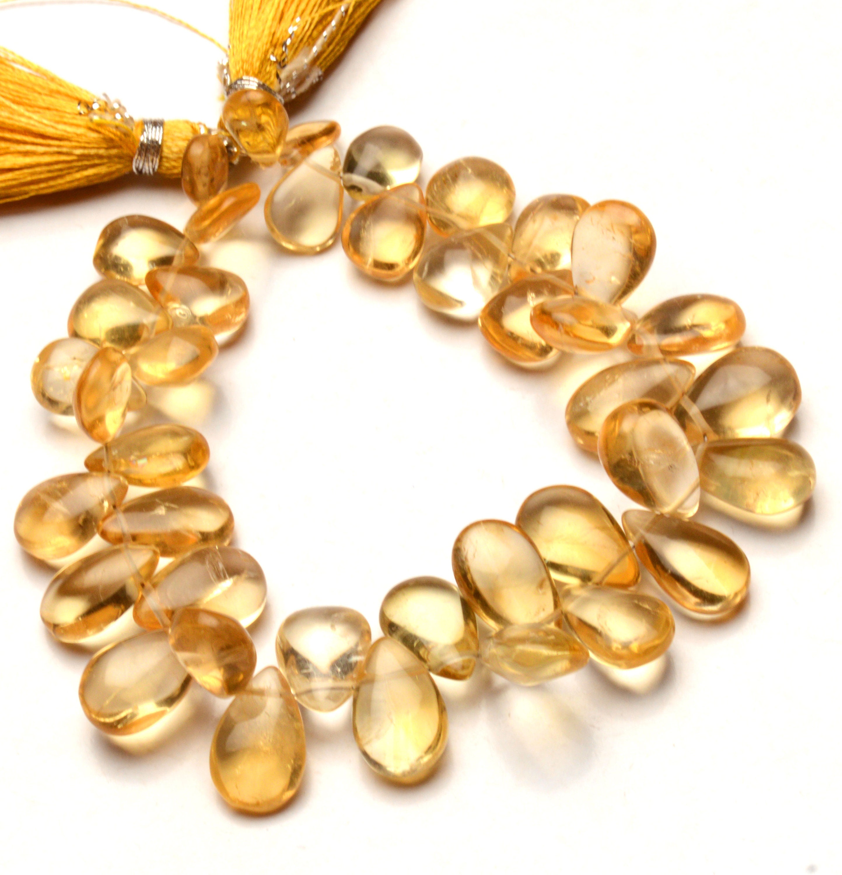 Buy Natural Citrine Brazil Gemstone 9x6 to 14x8 Mm Size Smooth Pear ...