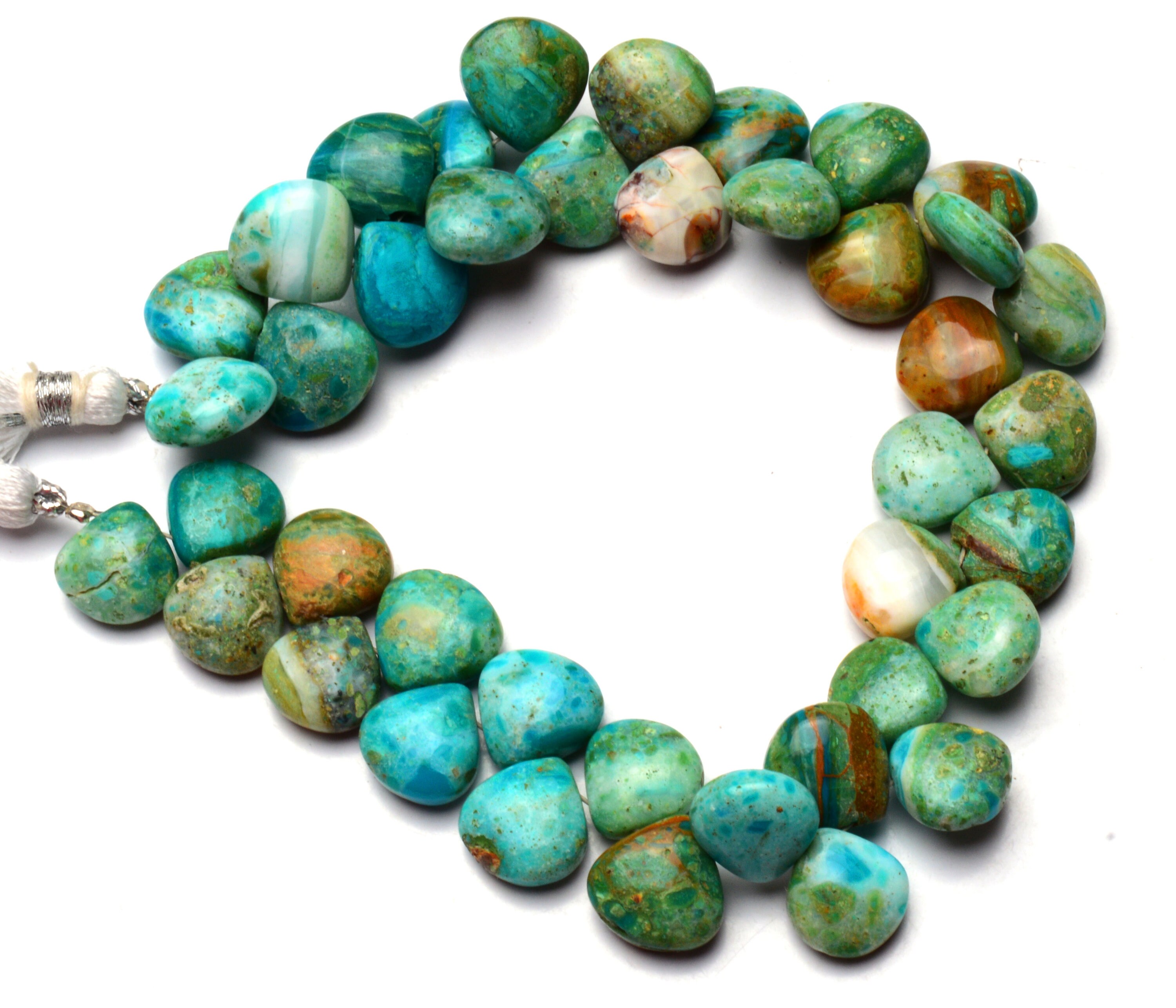 Natural Opalina Gemstone From Andes Peru, 10 Mm Size Smooth Heart Shape ...