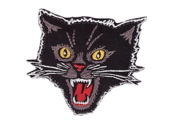 Angry Cat Patch - Etsy