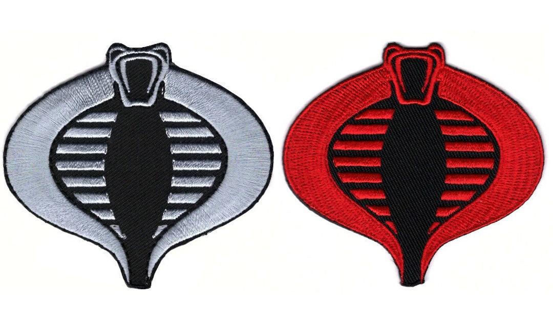 Silver - Red Cobra Commando Costume Patch - Etsy