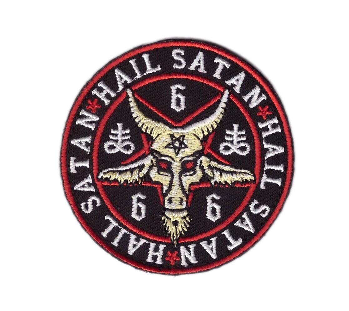 Hail Satan Baphomet 666 Pagan Patch - Etsy