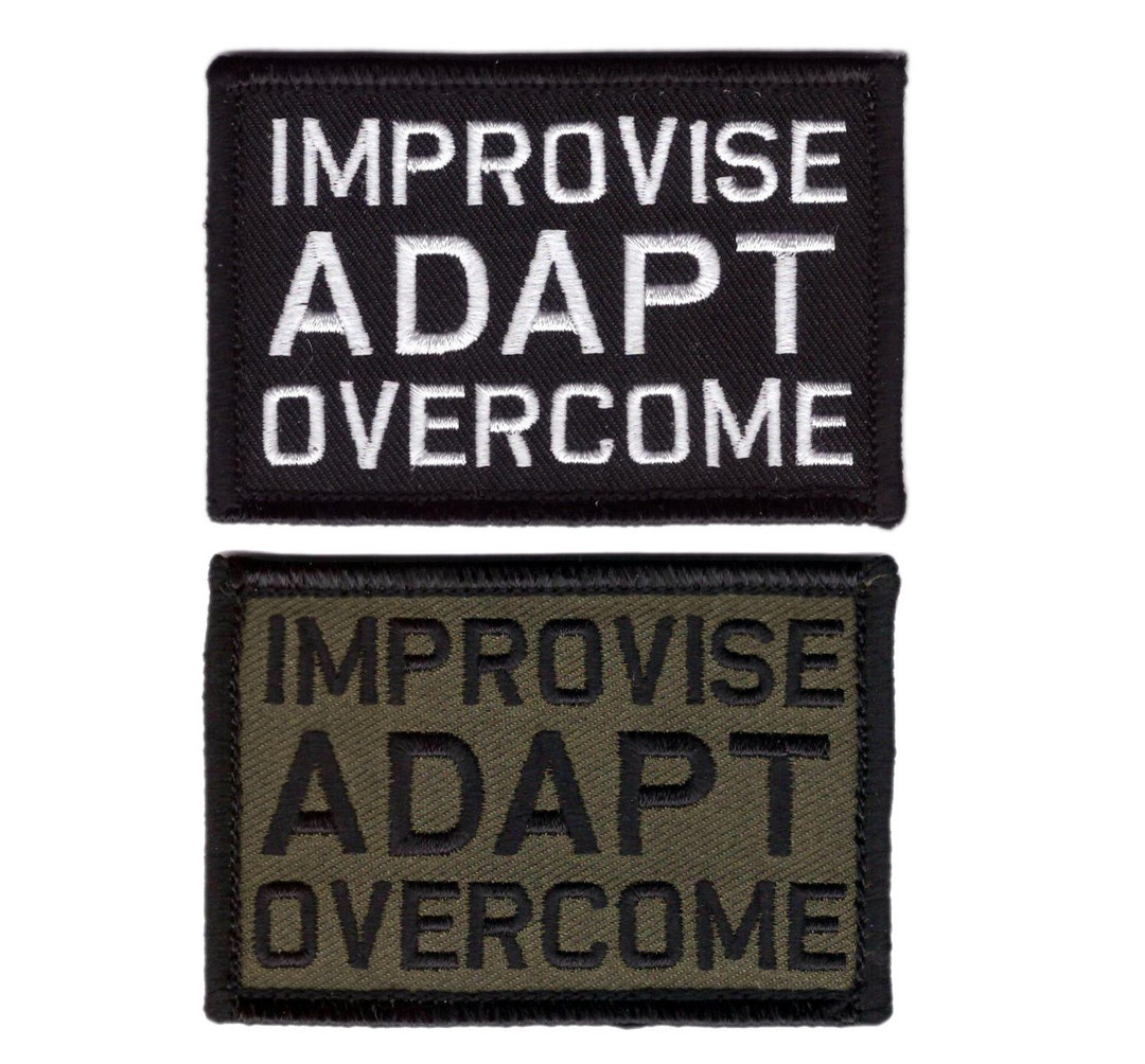 Improvise Adapt Overcome Camo Marines Patch - Etsy