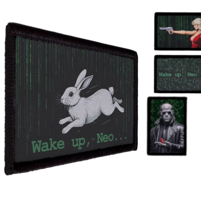 Matrix Embroidered Patch - Etsy