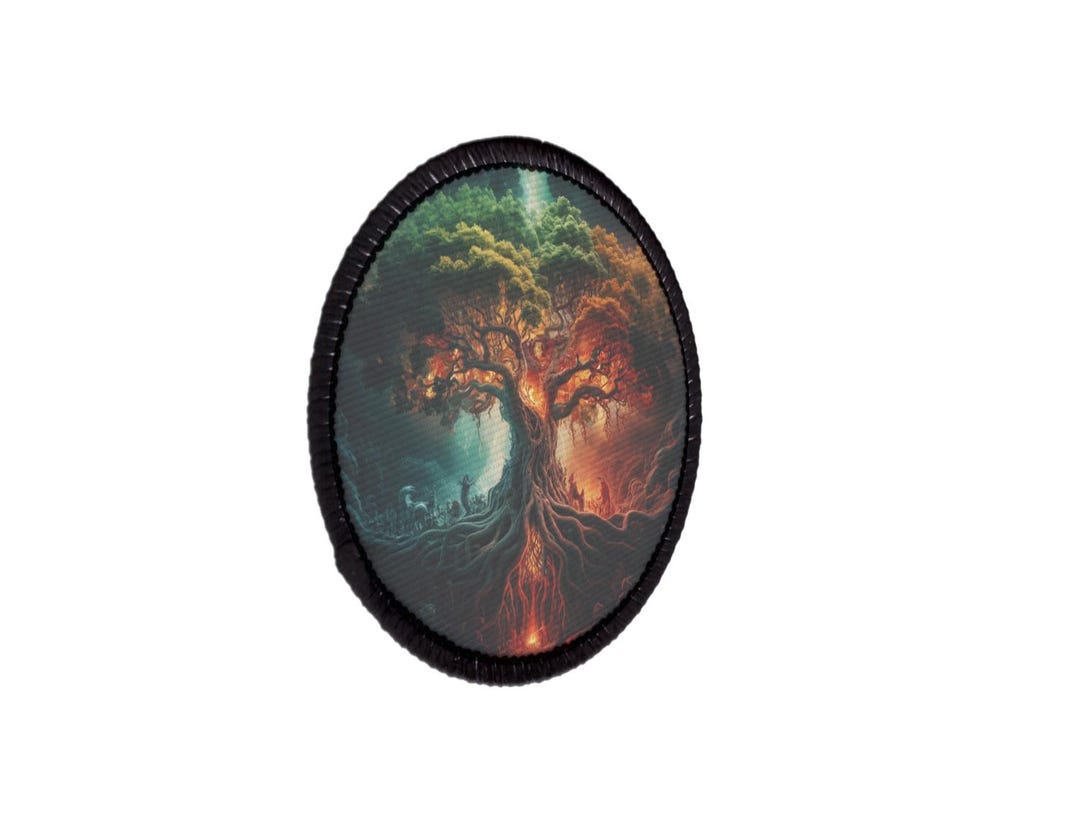 Tree of Life Phoenix Fire Myth Patch - Etsy