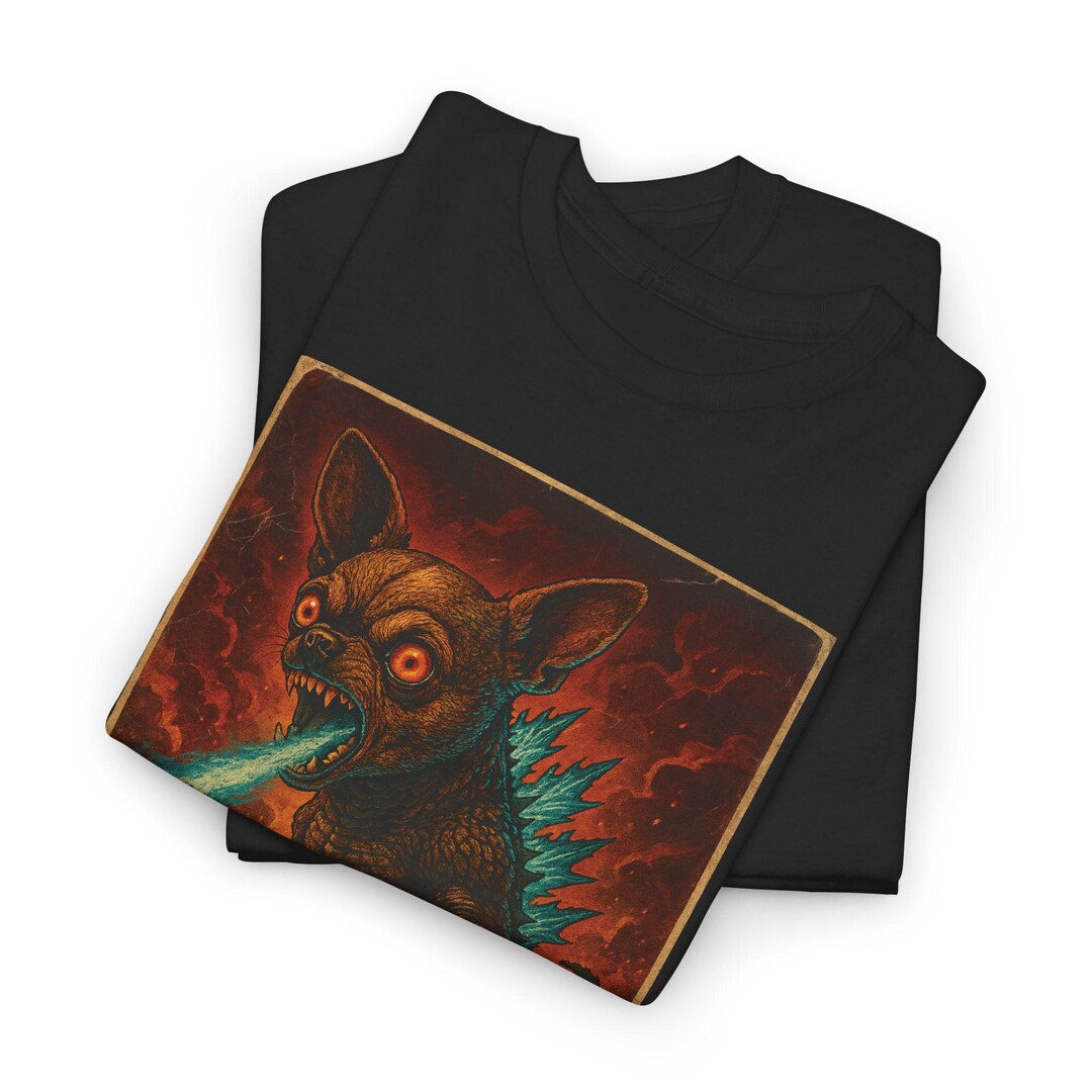 Kaiju Monster Chihuahua T-shirt: Funny Dogzilla Monster Tee, Animal ...