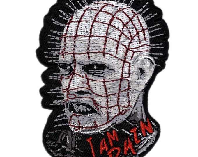 I Am Pain Hell Horror Movie Pinhead Patch - Etsy