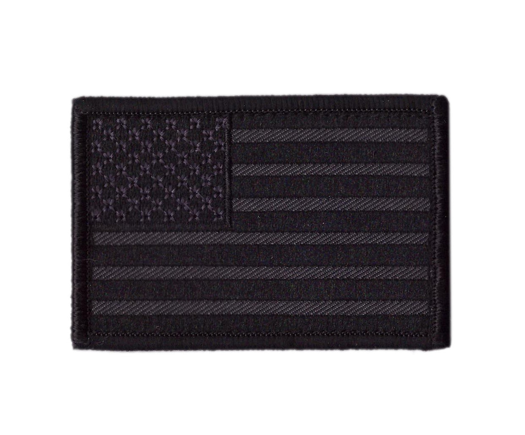 Black Ops - USA American Flag Blackout Patch - Etsy