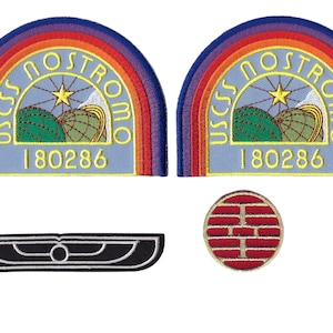 5 Pc Blue - Alien USCSS Nostromo Crew Costume Patches - Etsy