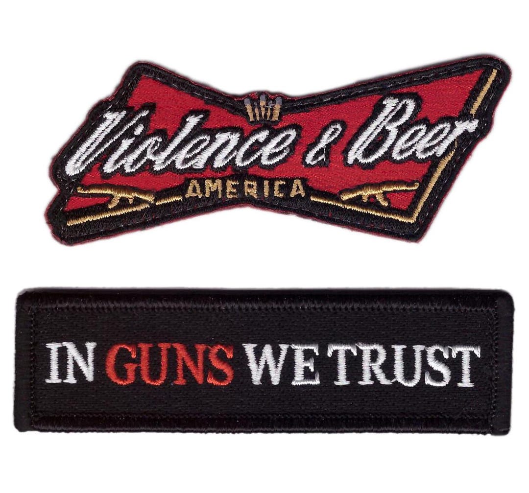 Violence Beer America Guns 2A Morale Patch - Etsy