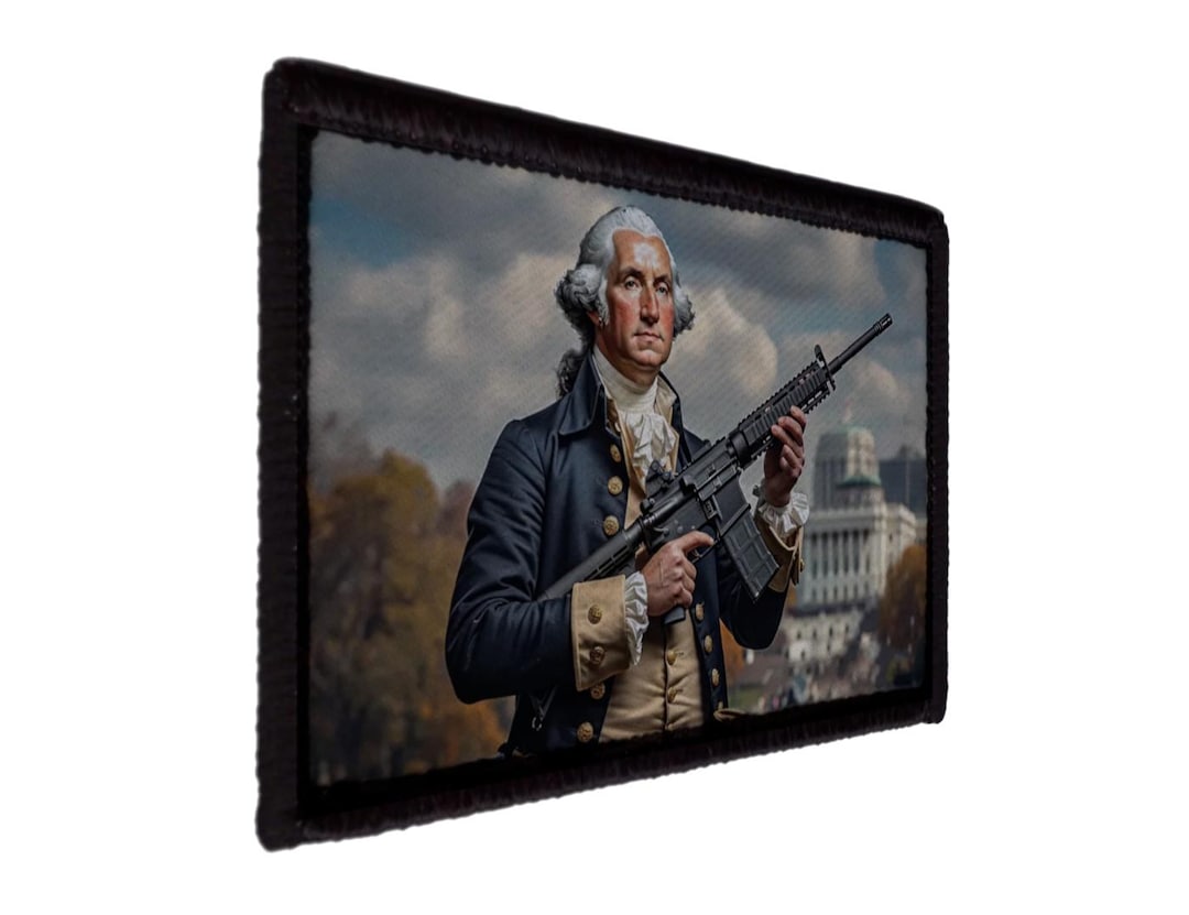 George Washington Liberty Guns Freedom Patch - Etsy