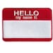 Hello My Name is Name Tag Party Patch - Etsy