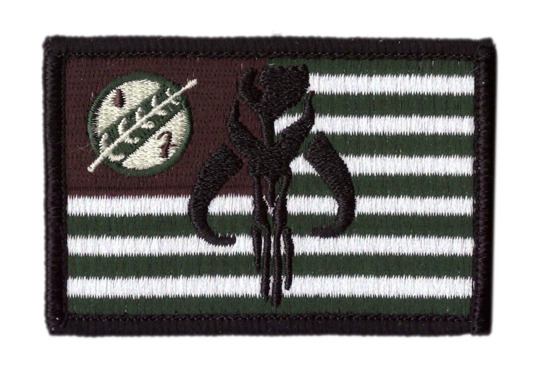 Fett Flag Bounty Hunter Morale Patch - Etsy