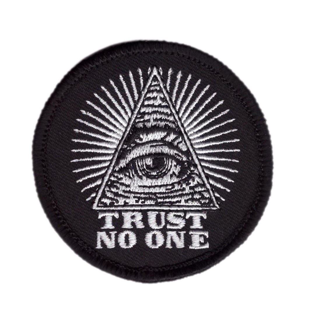 Trust No One Eye of Providence Masonic Patch - Etsy