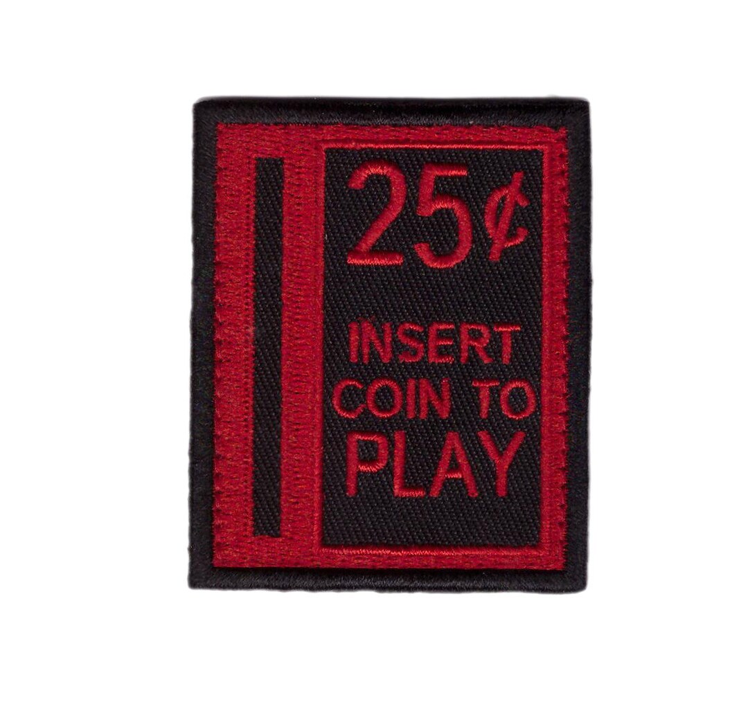 Insert Coin to Play Arcade Retro Patch - Etsy