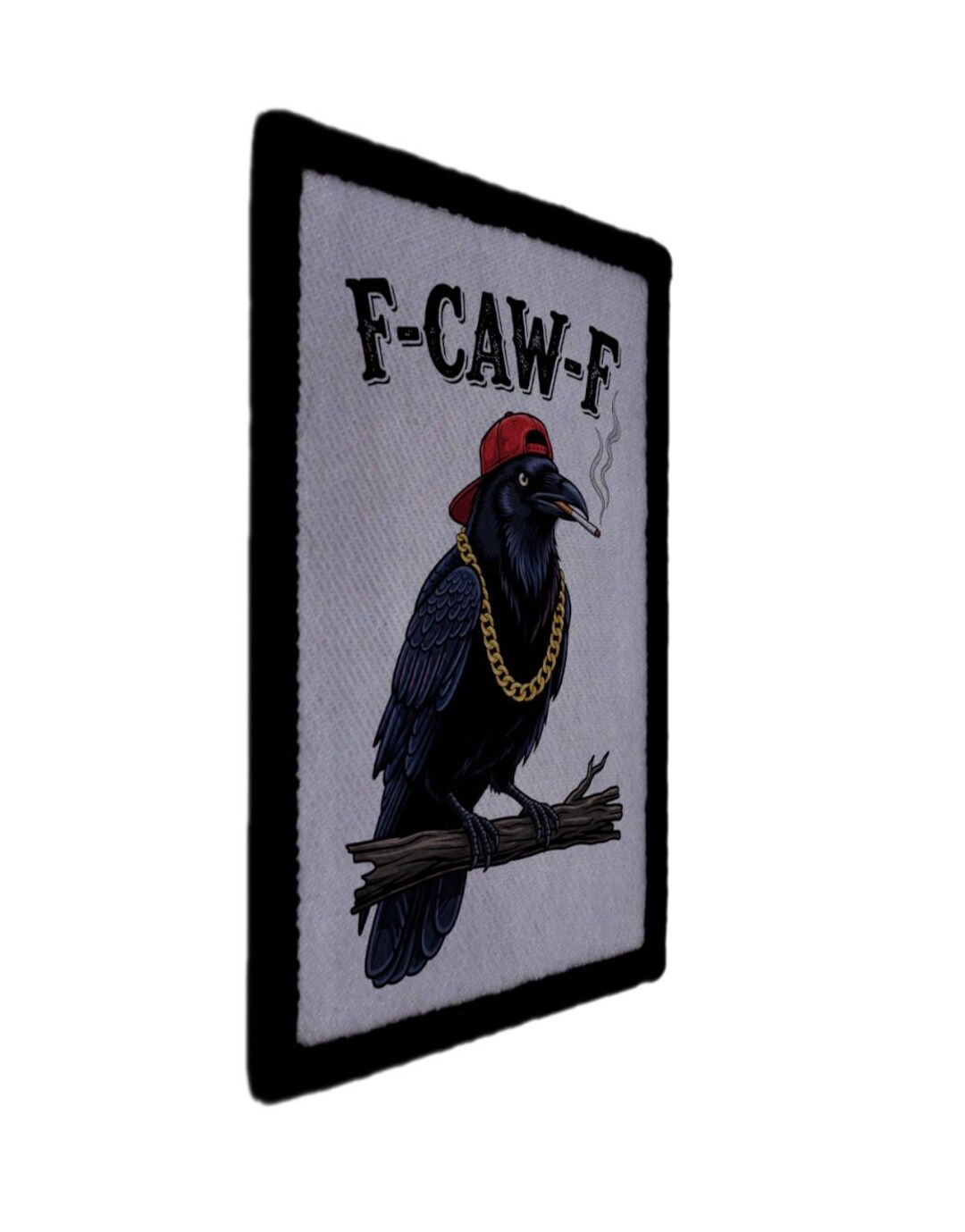 F Caw F Rude Raven Crow Fuck off Cigarette Patch - Etsy