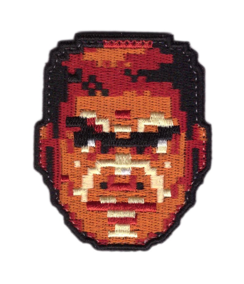 Doom Guy Face Pixelated Old School Tactical Morale Patch - Etsy