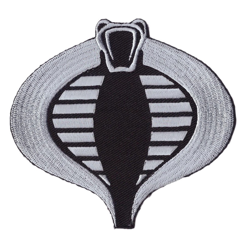 Silver / Red Cobra Commando Costume Patch | Etsy