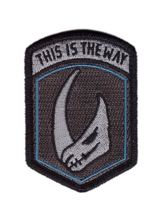 This is the Way Patch Mando Mudhorn Skull Morale Tactical - Etsy