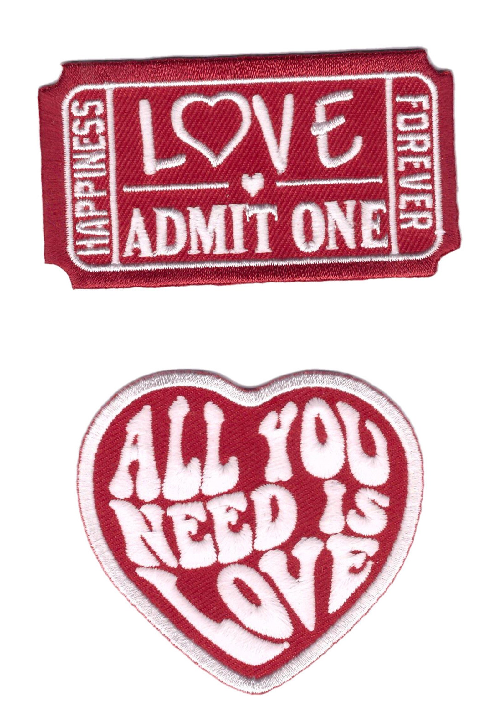 All you need is Love Heart Punk Rockabilly Tattoo Decorative | Etsy