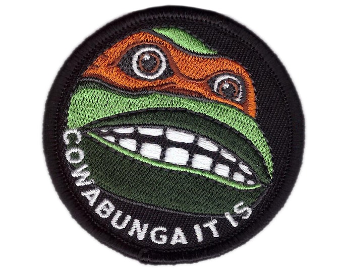 Cowabunga It is Patch - Etsy