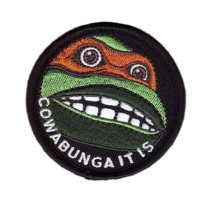 Cowabunga It is Patch - Etsy
