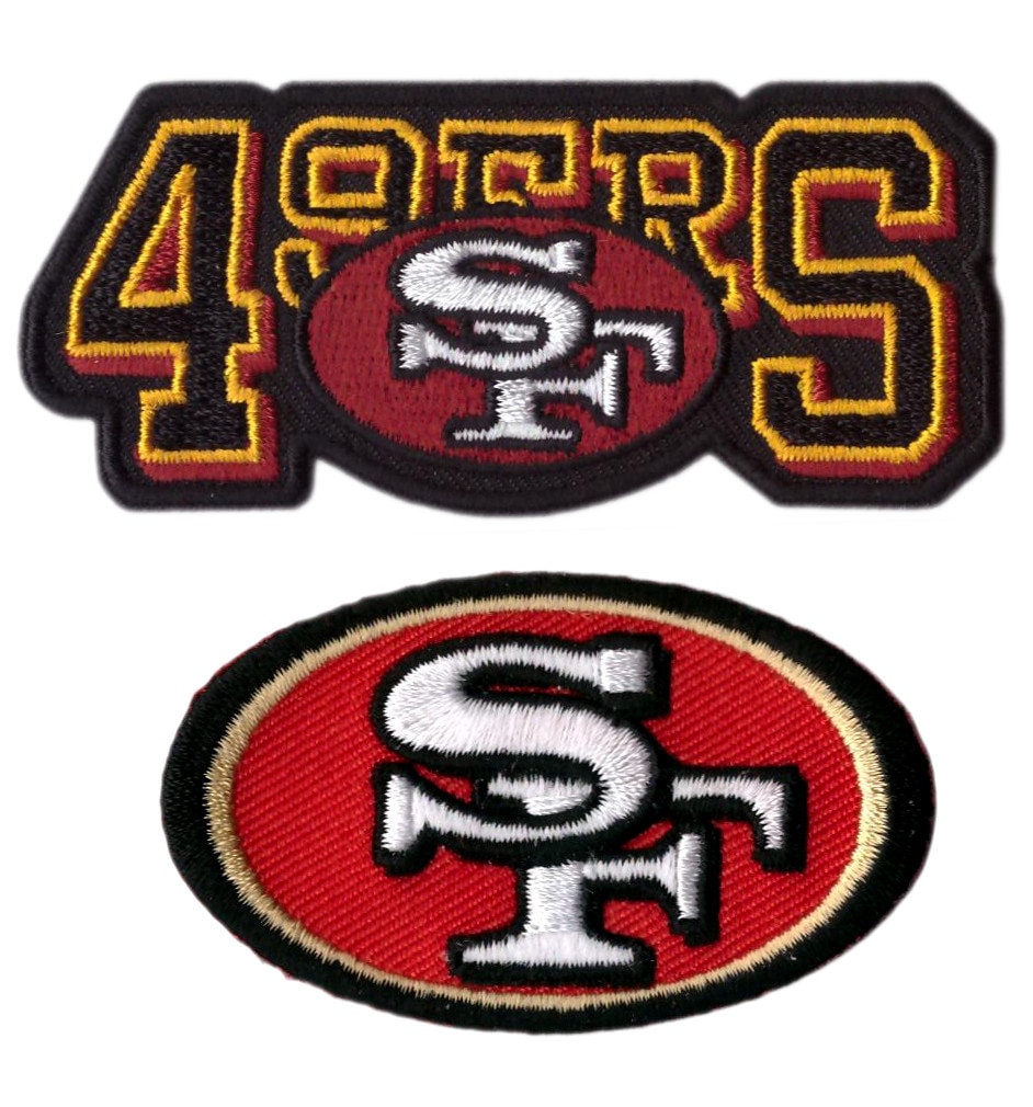 49ers Iron On Logo 49ers Iron On Patches Set | Mercari