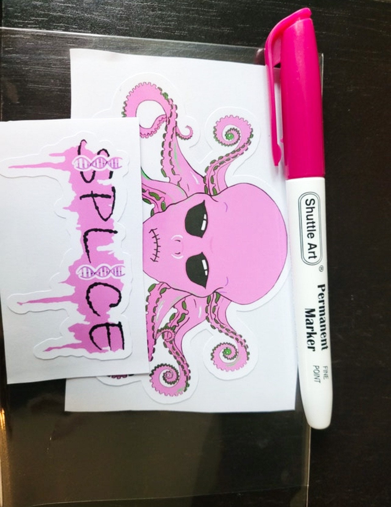 Splice Alien Laminated Stickers Laptop Stickers - Etsy New Zealand