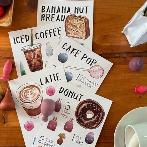 Mandala Recipe Cards / French Cuisine / Waldorf Recipes / - Etsy