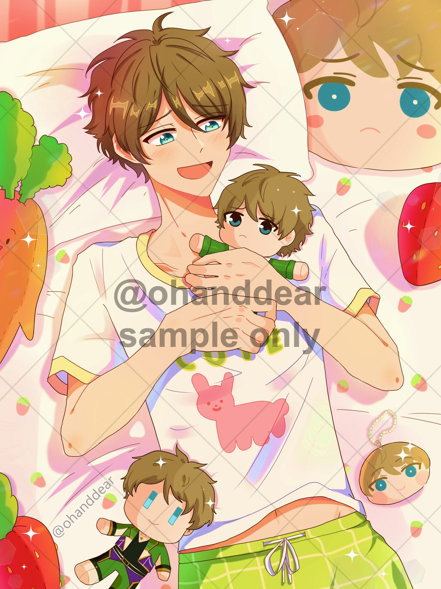 7-8x6 Enstars idols X Nuis Series Art Prints trickstar & Ryuseitai - Etsy