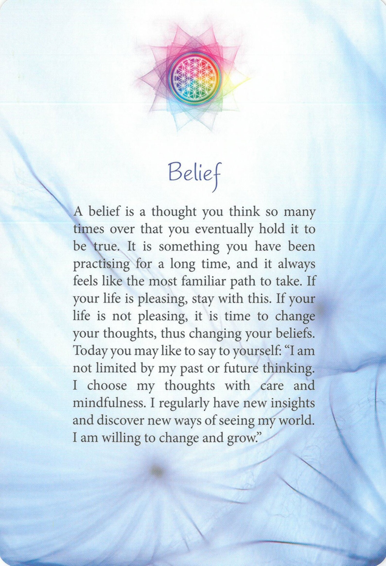 Flower of Life Oracle Deck - Etsy