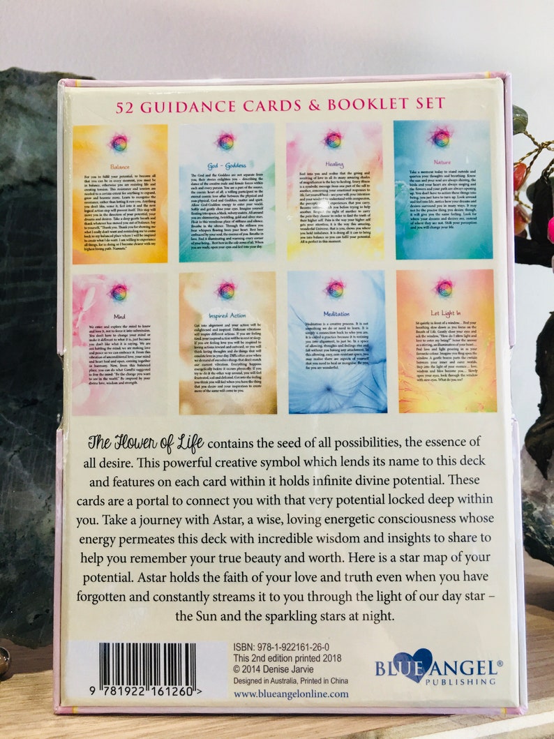 Flower of Life Oracle Deck - Etsy