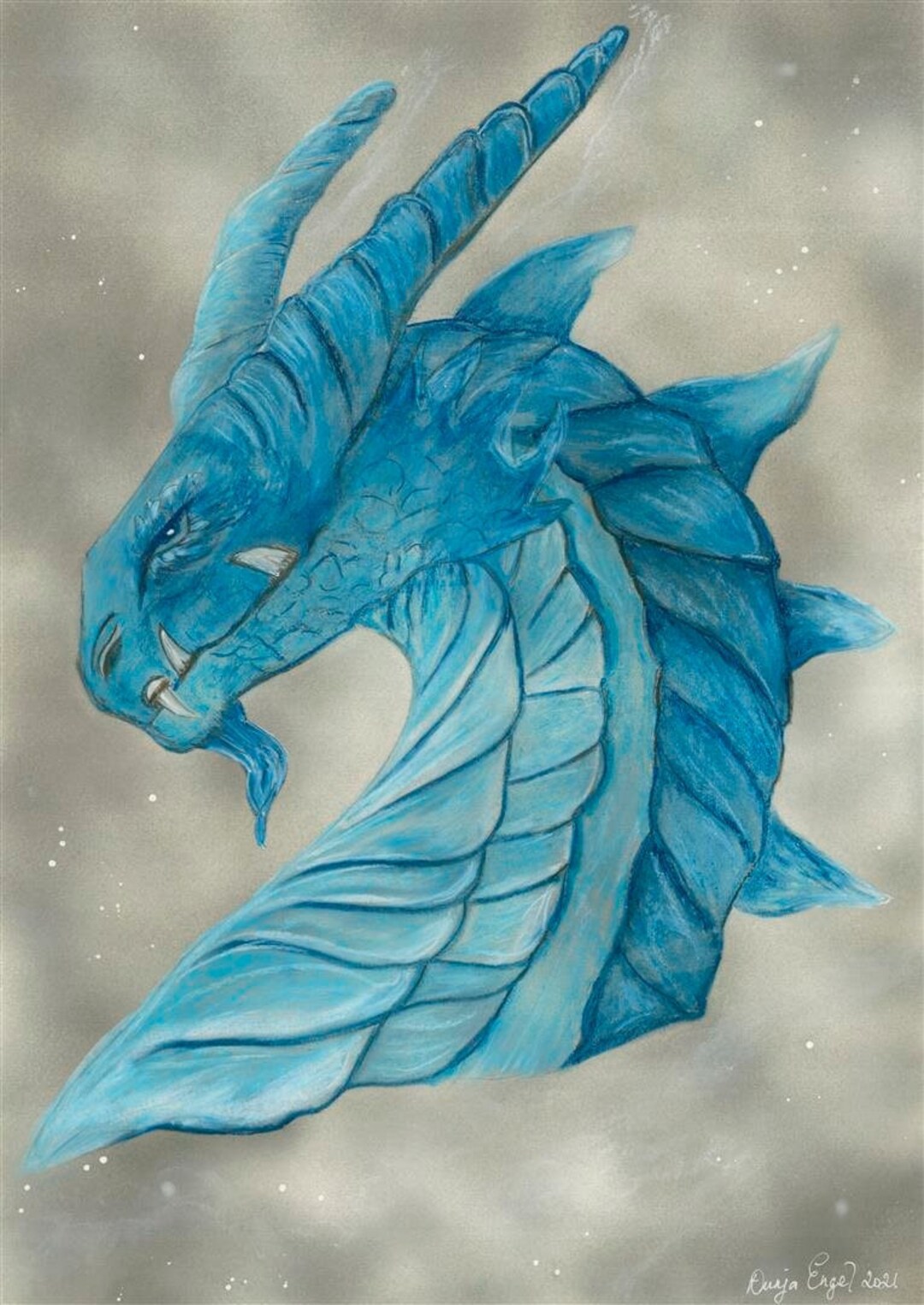 Magic Dragon Painting, Dragon Home Art, Fantasy Art, Spray Paint Art ...