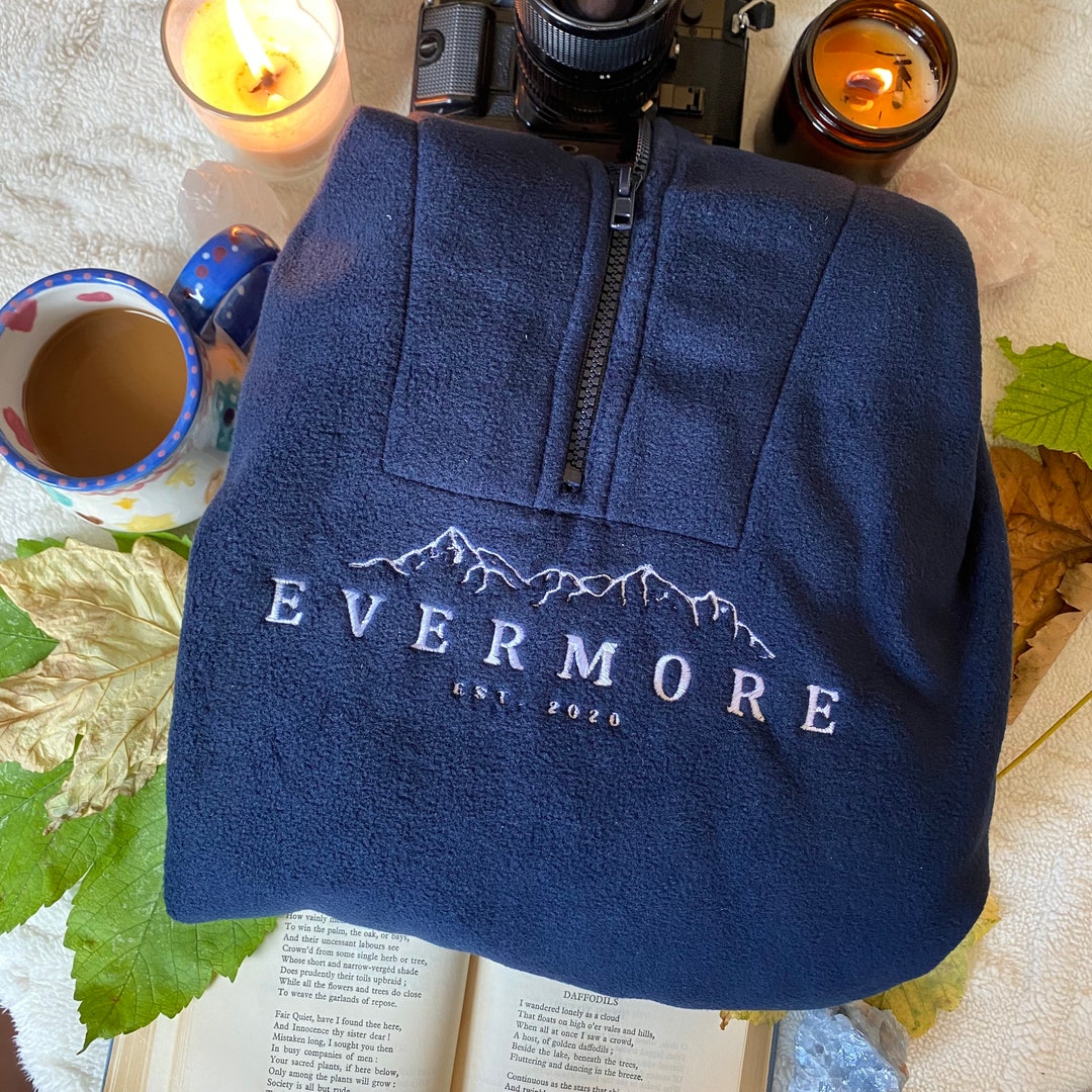 Embroidered Ever Oversized Fleece - Etsy