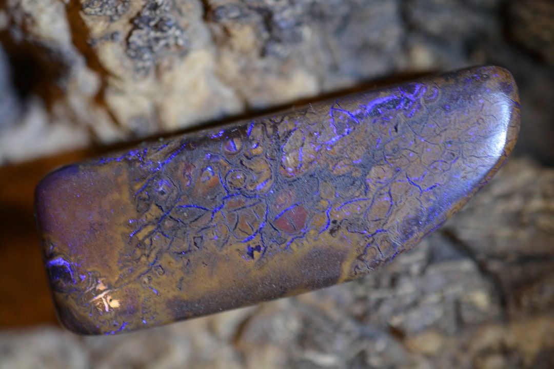 59ct 45x16x6 Koroit Nut Boulder Matrix Opal Gemstone Australia Gem - Etsy