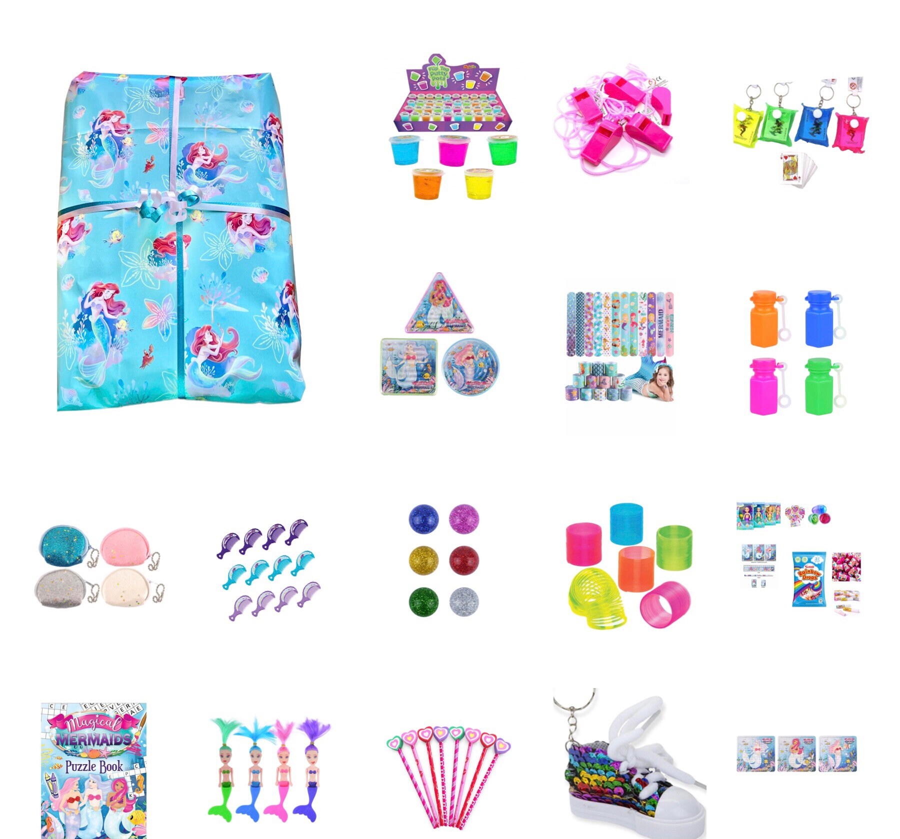 Mermaid Pass Parcel Ariel Under the See Party Girls Pass the Parcel ...