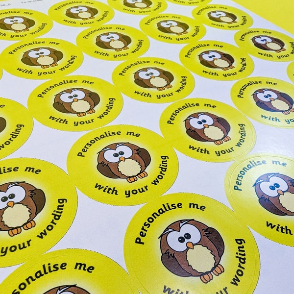 Owl Sticker - Etsy UK