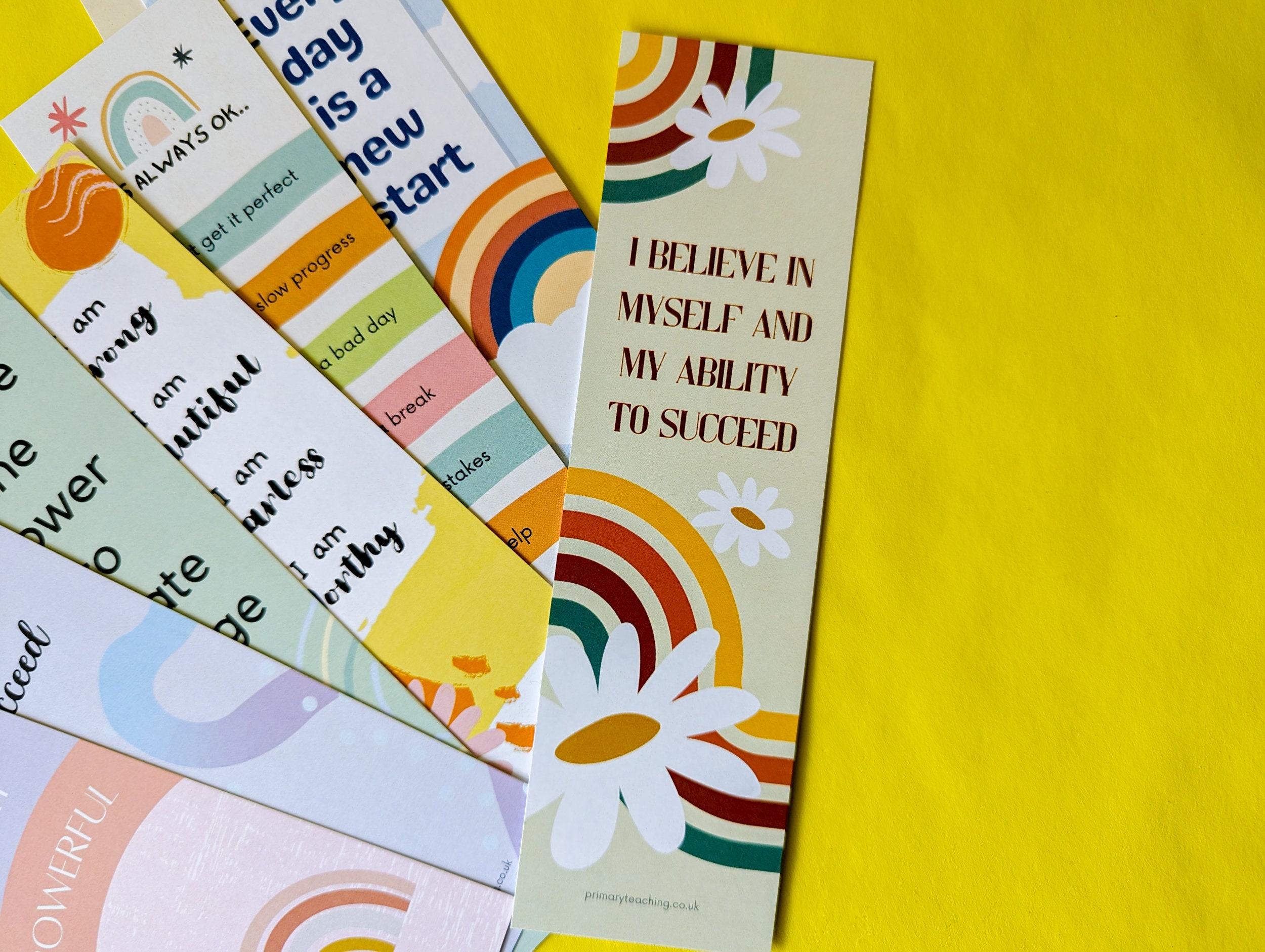 How To Make Easy DIY Affirmation Bookmarks