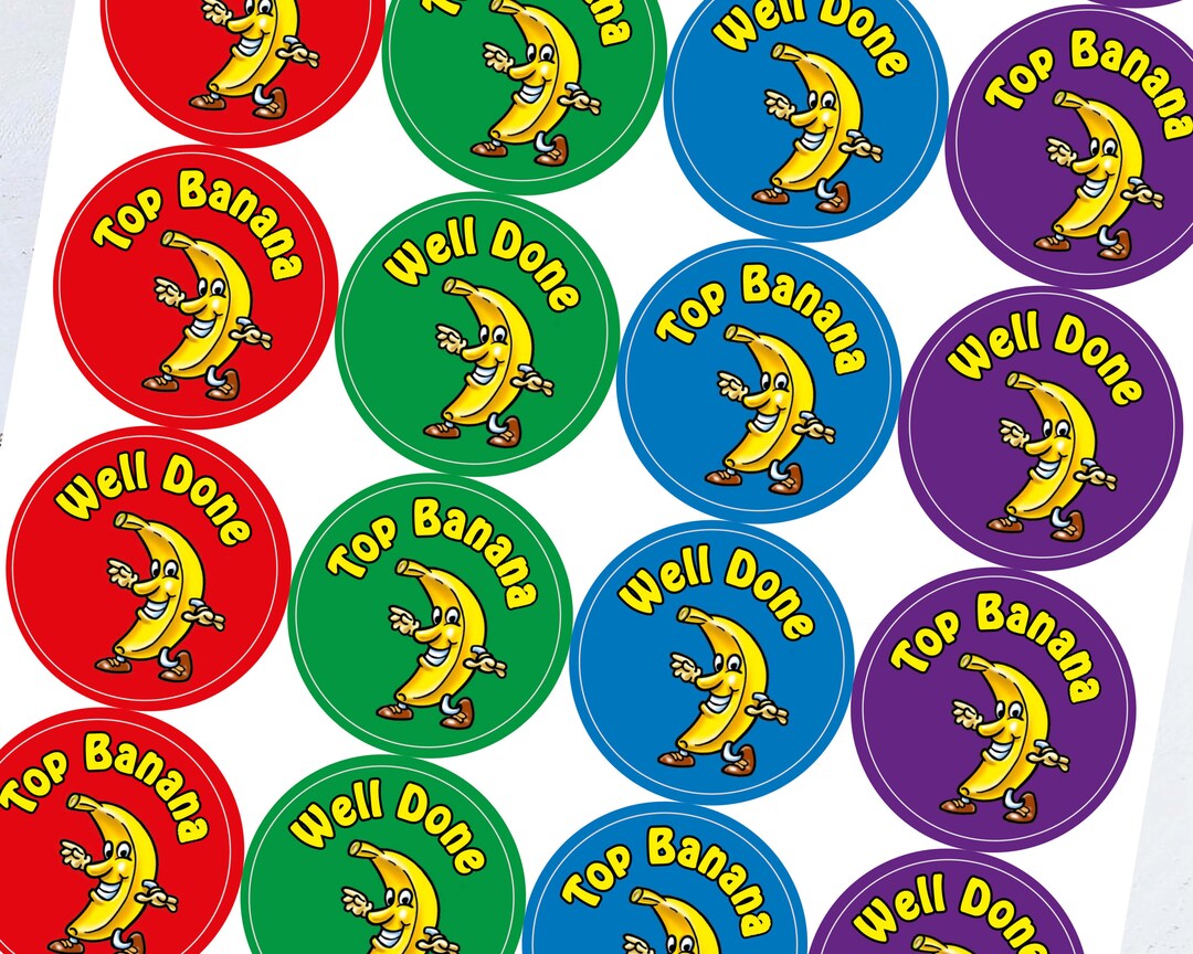 100 Banana Scented Smelly 'top Banana' Motivational - Etsy